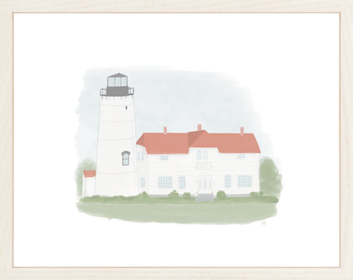 Chatham Lighthouse Print – Palm Prints