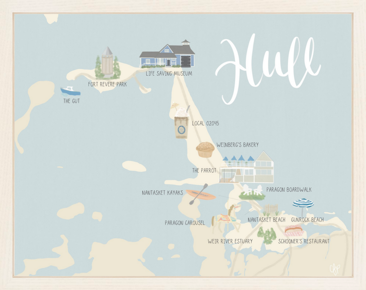 Hull Map Print – Palm Prints