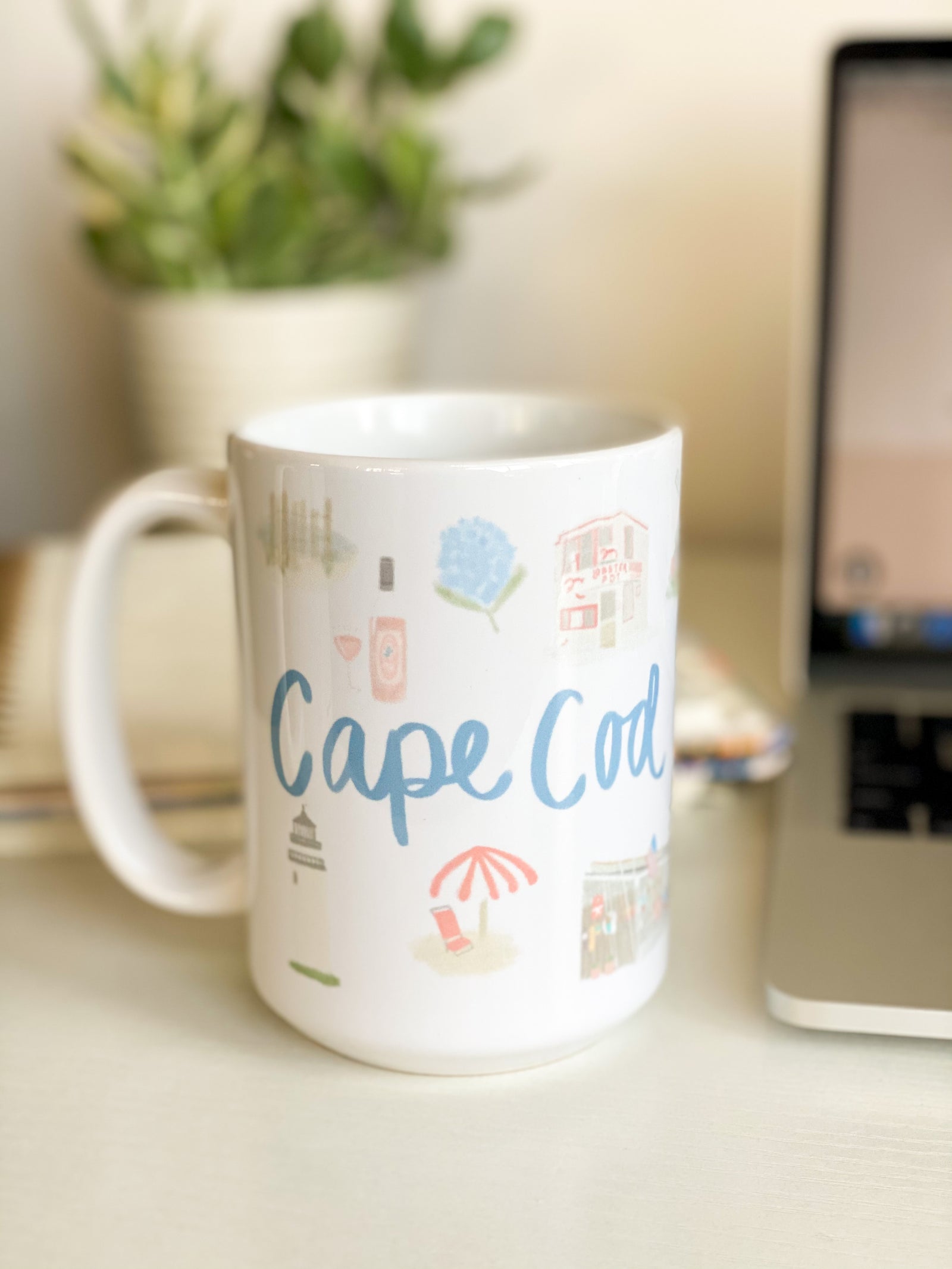 Cape Cod Landmark Mug – Palm Prints